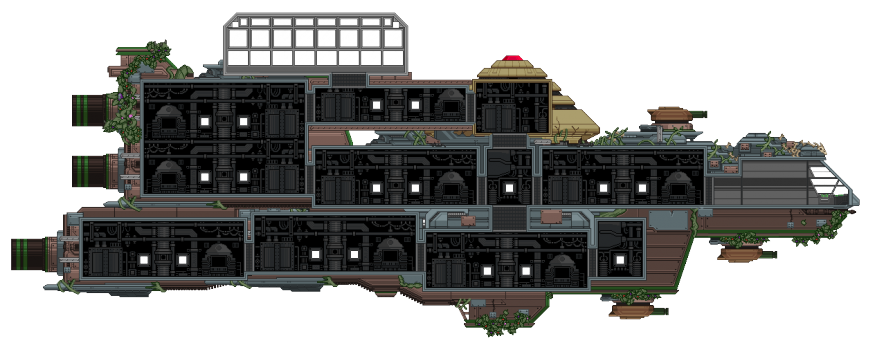 Floran Ship - Starbounder - Starbound Wiki